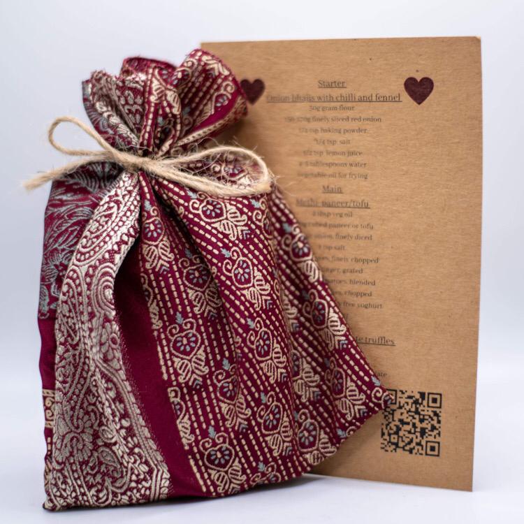 3 course indian meal kit vegan £ 7 . 50